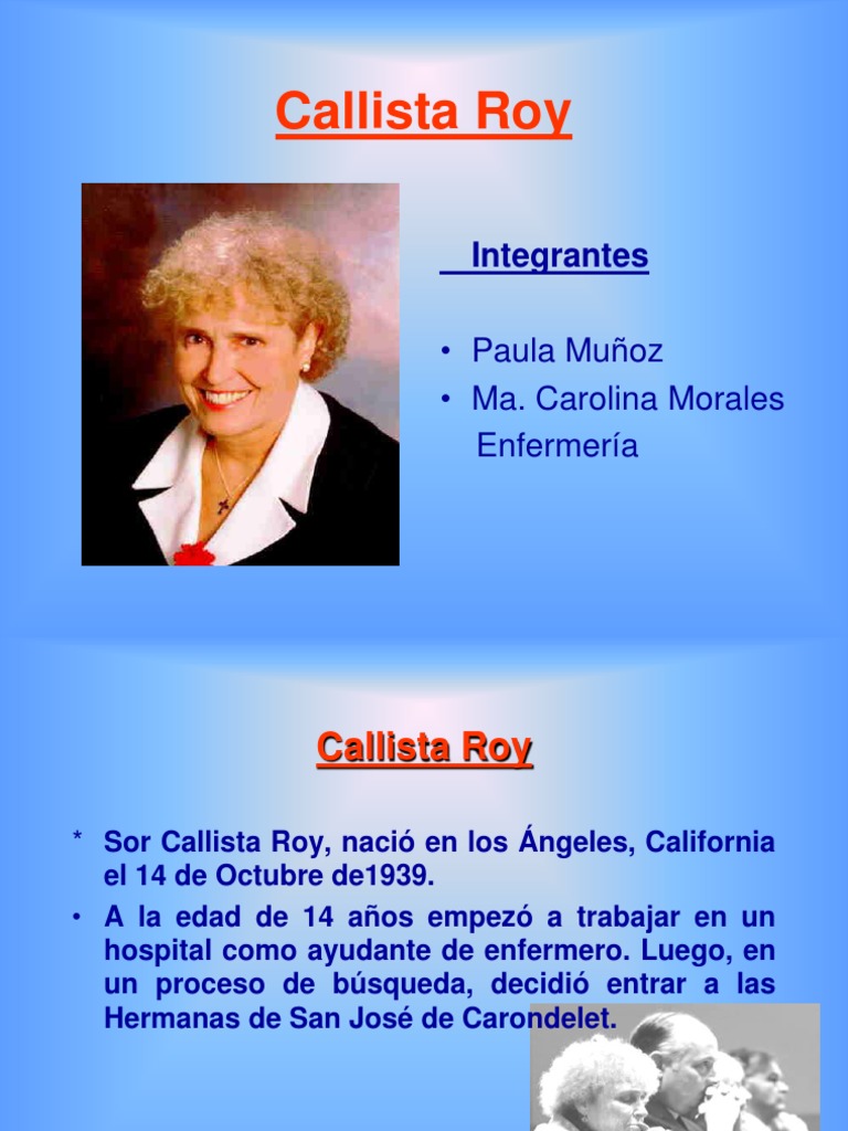 Resumen de la Teoría de la Adaptación de Callista Roy y su aporte a la ...