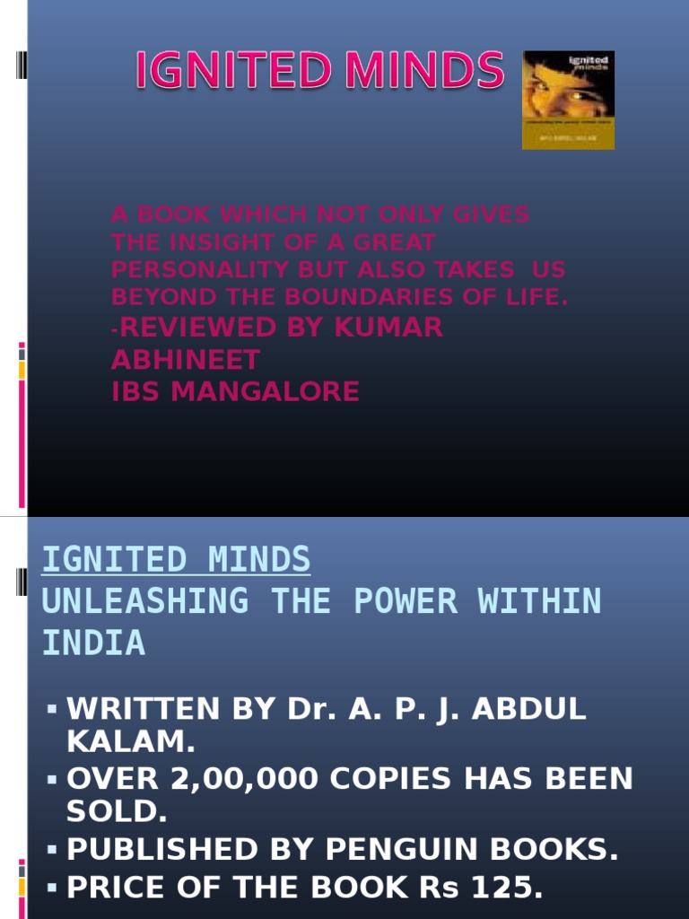 Ignited Minds Review | PDF