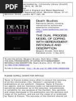 Modelos de Afrontamiento en Duelo Un Resumen Actualizado | PDF | Grief ...