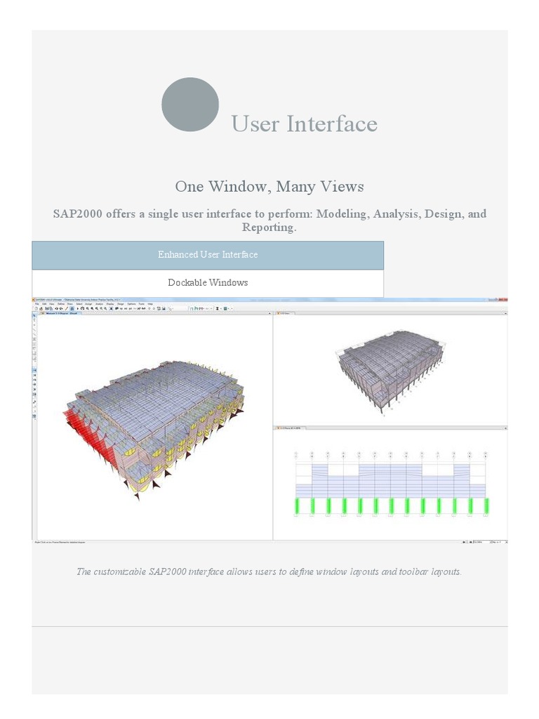 SAP2000 User Interface Overview | PDF | Buckling | Nonlinear System