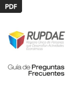 Preguntas Frecuentes sobre RUPDAE | PDF | Contraseña | Informática