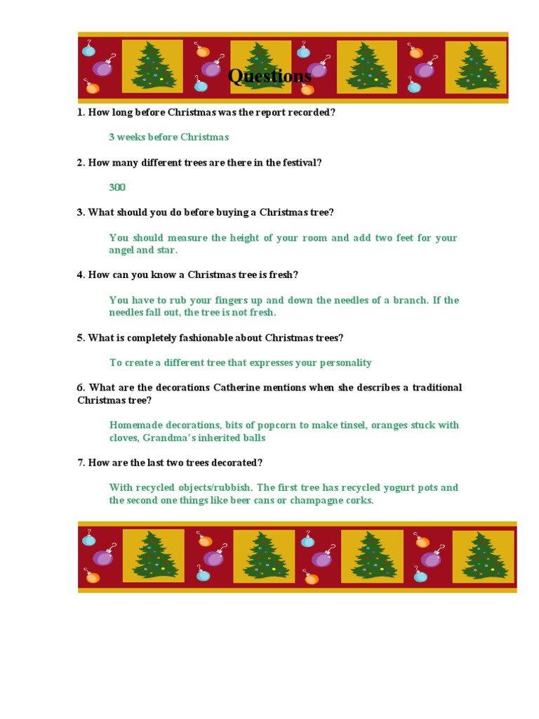 Christmas Trees | PDF | Christmas Tree | Christmas
