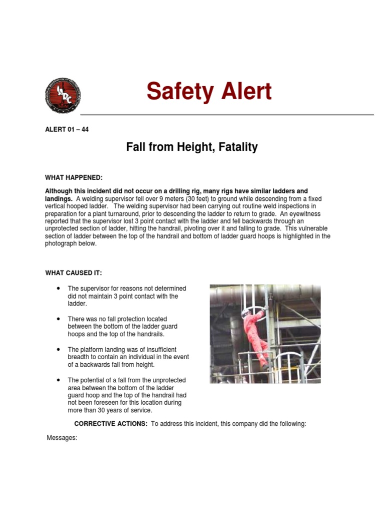01-44 Fall From Height, Fatality | PDF