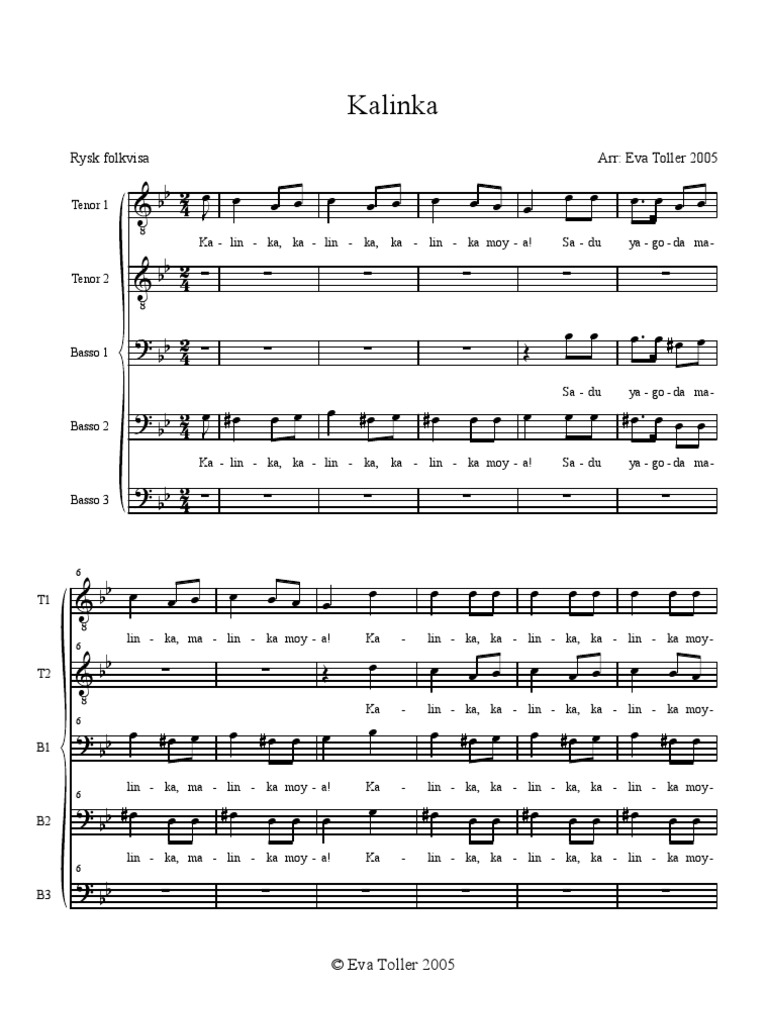 Kalinka +PDF | PDF