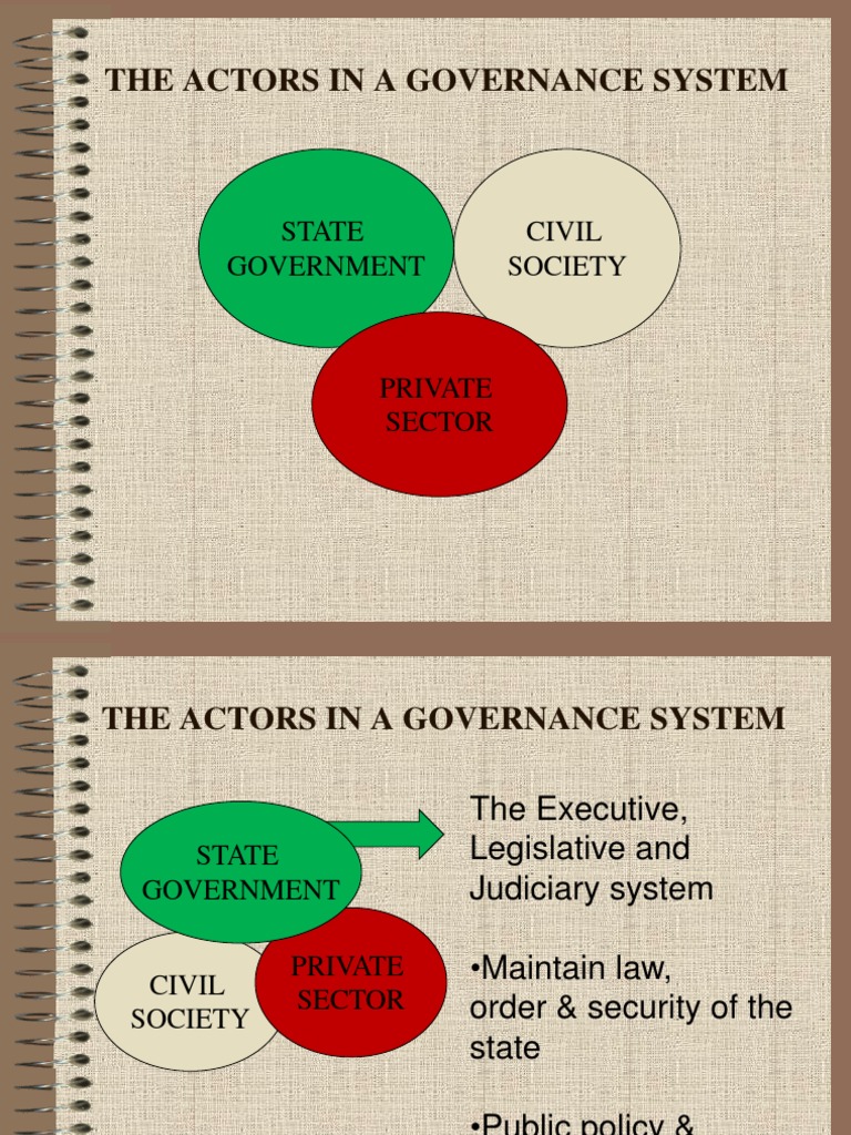 Actors in Governance Systems Explained | PDF | Organization Development ...