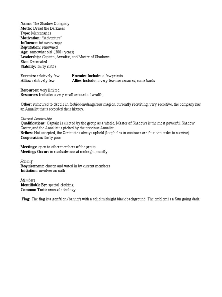 An Annalist That's Recorded Their History.: Current Leadership | PDF ...