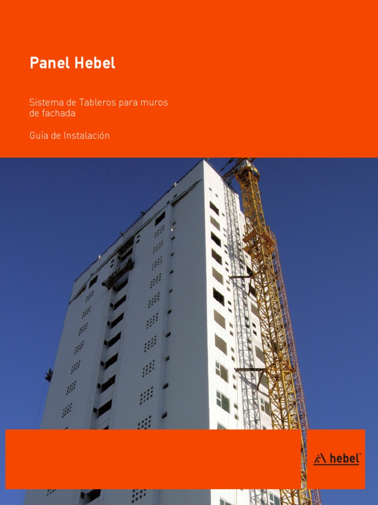 Instalación de Paneles Hebel para Fachadas | PDF | Tornillo | Revestimiento