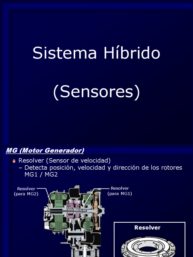 Sensores Del Sistema Hibrido | PDF | Sensor | Batería (electricidad)