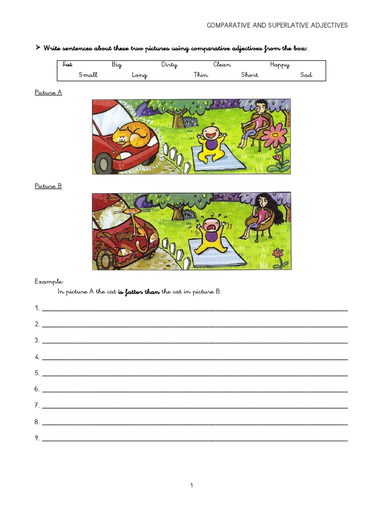 Comparative and Superlative Movers | PDF