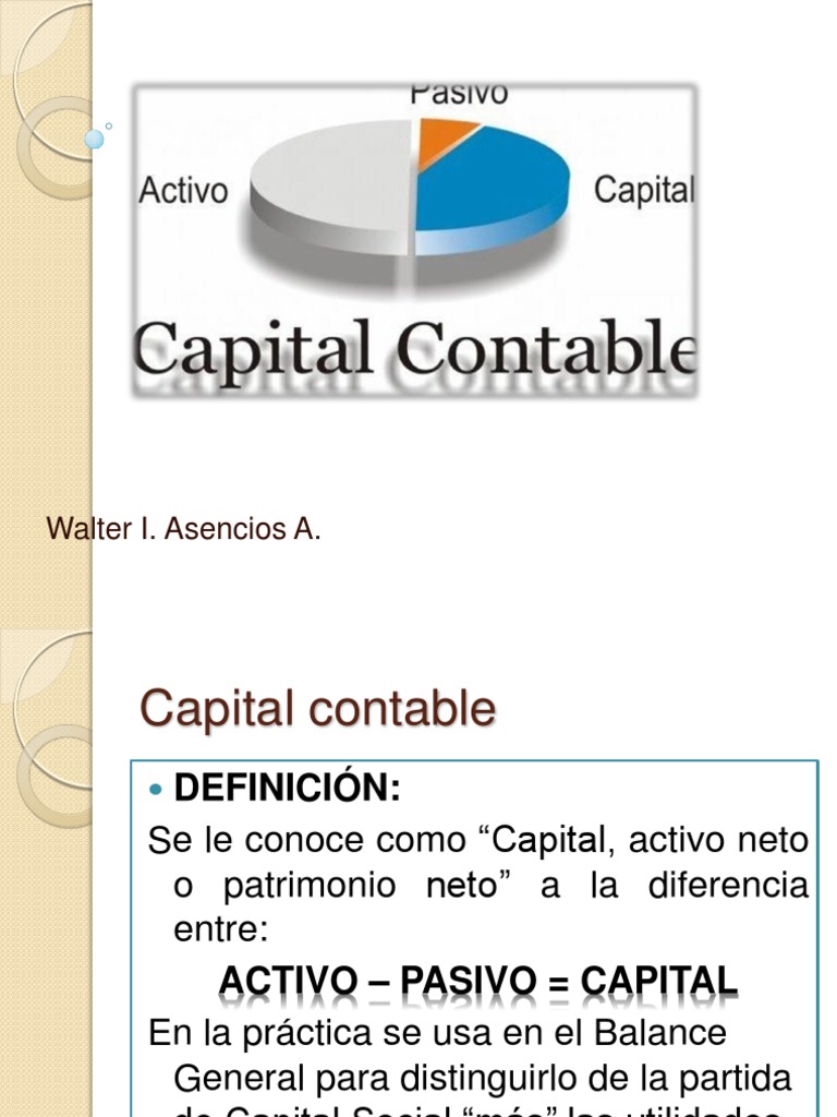 Capital Contable | PDF | Compartir (Finanzas) | Dividendo
