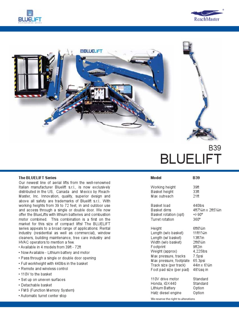 Bluelift: Model B39 The BLUELIFT Series | PDF | Engines | Automotive ...