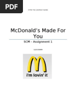 McDonalds Shift Management | PDF | Finance & Money Management