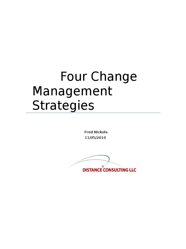 Four Strategies | PDF
