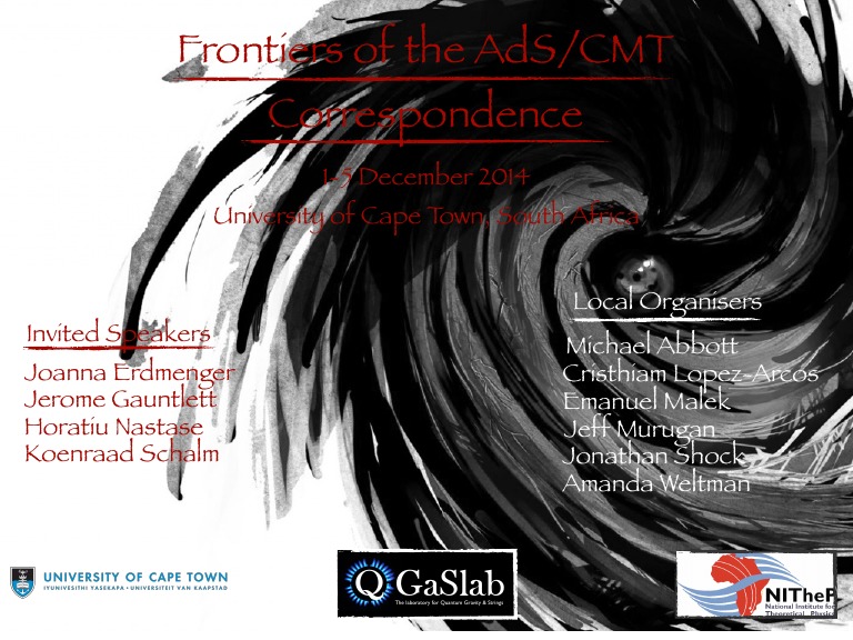 AdS/CMT Conference 2014 UCT | PDF | Science & Mathematics