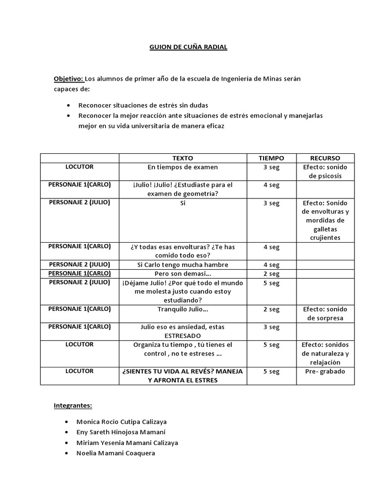 Guion de Cuña Radial | PDF