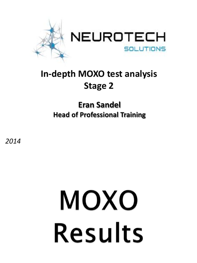 In-Depth MOXO Training - Stage 2 - Final | PDF | Impulsivity ...