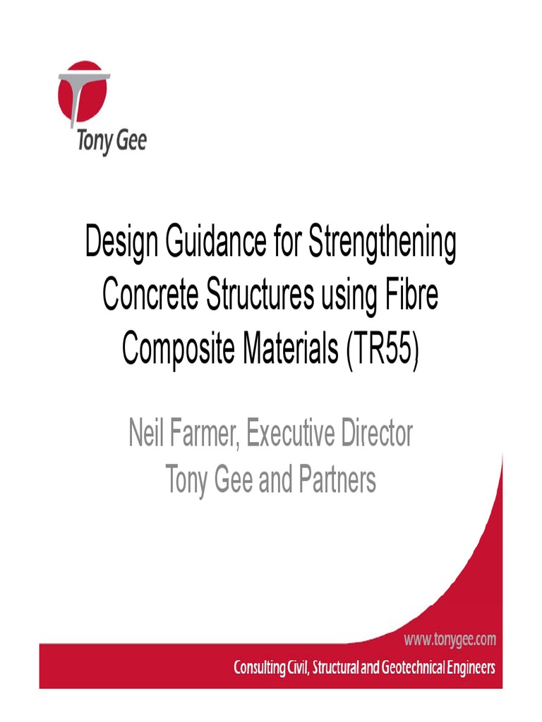 Design Guidance For Strengthening C TST T I Fib Concrete Structures ...