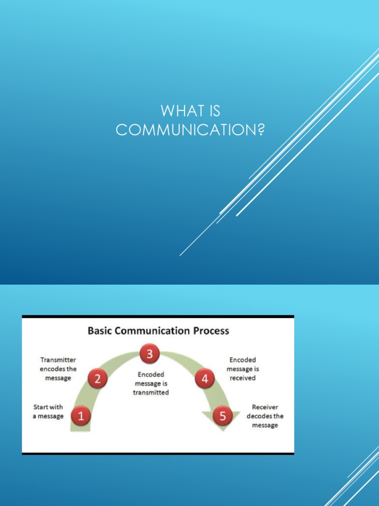 What Is Communication | PDF | Perception | Communication