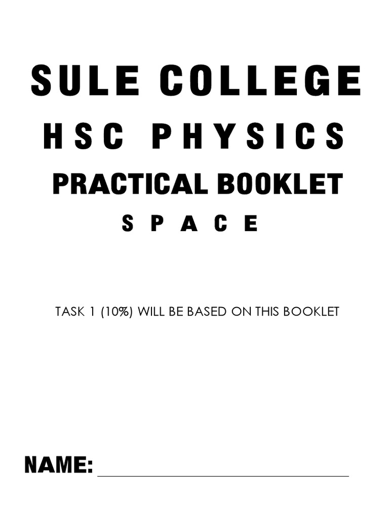 Space Practical Booklet | PDF | Technology & Engineering