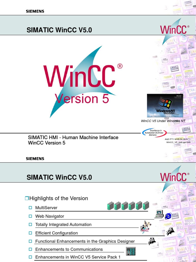 WinCC Features | PDF | User Interface | World Wide Web