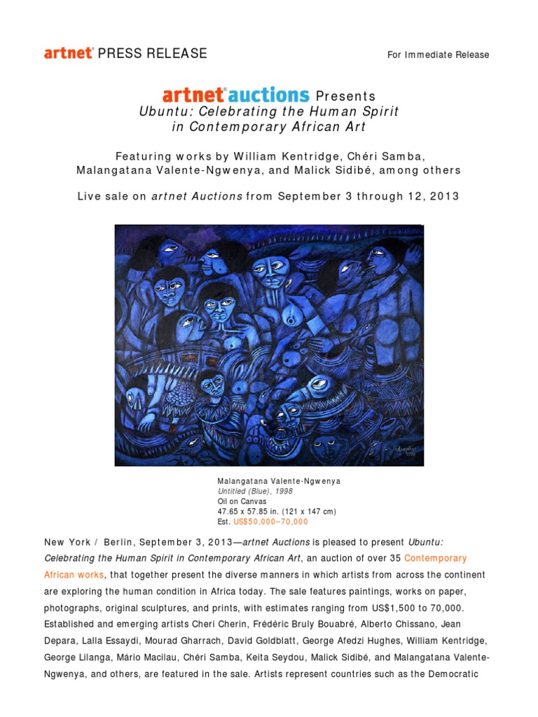 Ubuntu: Celebrating The Human Spirit in Contemporary African Art | PDF ...