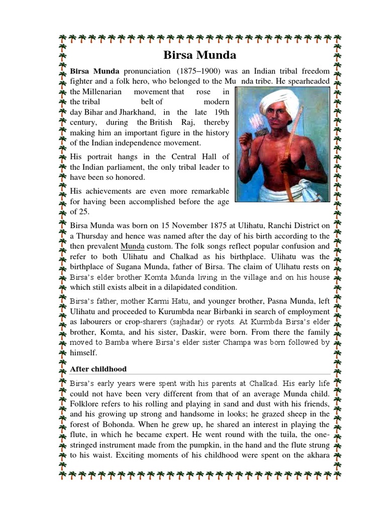 Birsa Munda | PDF
