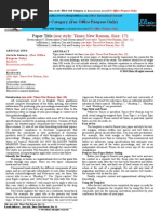 IEEEPaperTemplate-2014 04 MSW A4 Format | PDF | Reference | English Grammar