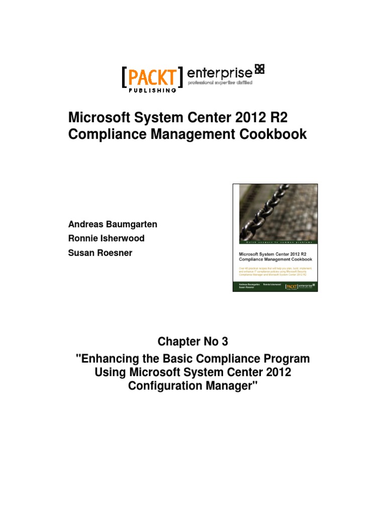 Microsoft System Center 2012 R2 Compliance Management Cookbook | PDF ...