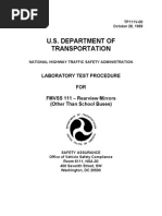 FMVSS 111 | PDF | Calibration | Mirror