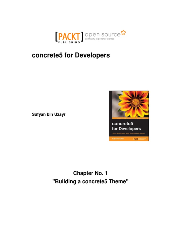 Concrete5 For Developers: Chapter No. 1 "Building A Concrete5 Theme" | PDF | Cascading Style ...