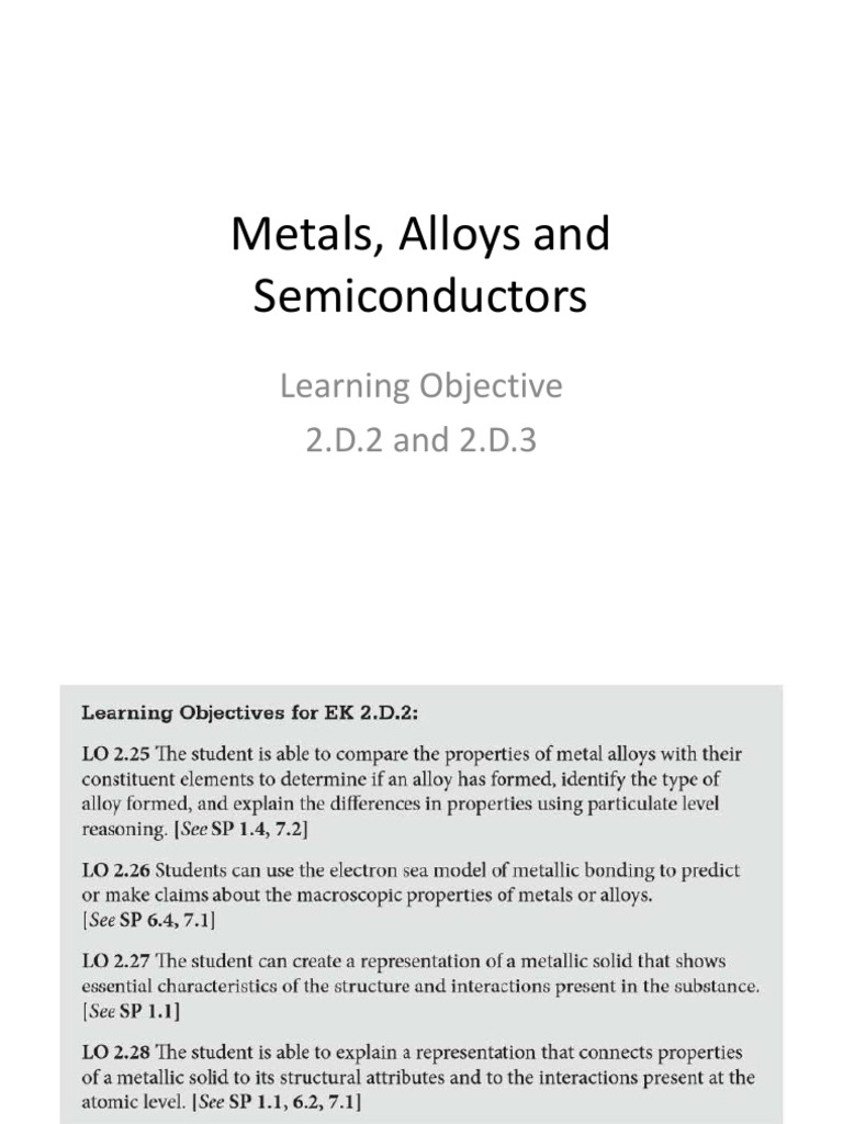 Understanding Semiconductor Alloys | PDF | Doping (Semiconductor ...