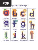 Alphafriends Sound Chart | PDF