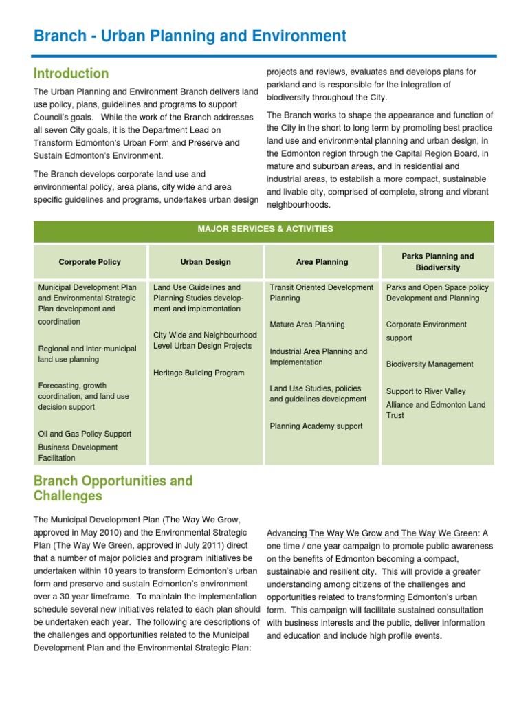 Urban Planning and Environment | PDF | Green Building | Urban Design