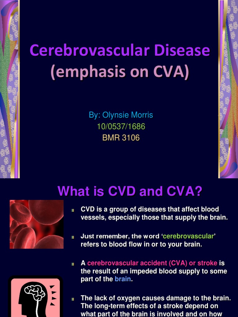 Understanding CVA and CVD Risks | PDF | Stroke | Ischemia