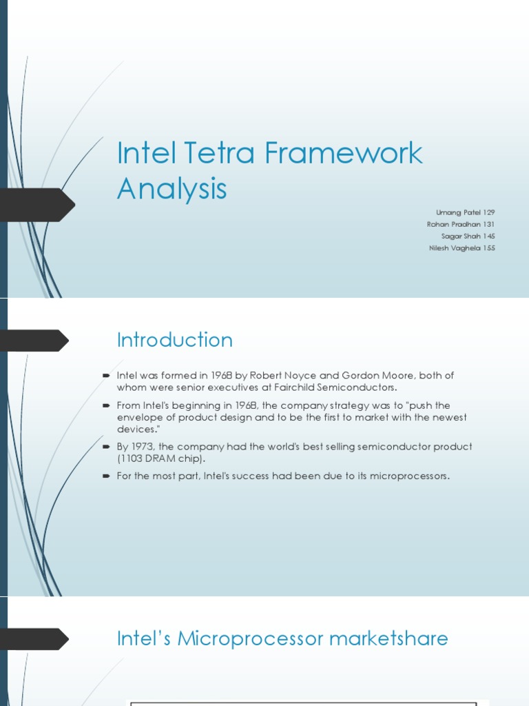 Nilesh - Intel Tetra Framework Analysis | PDF | Intel | Microprocessor