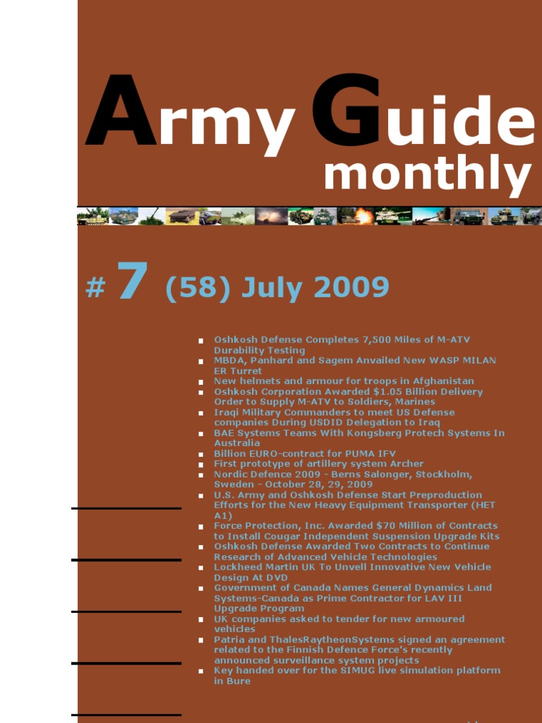 Army Guide | PDF | Mrap | Military Science