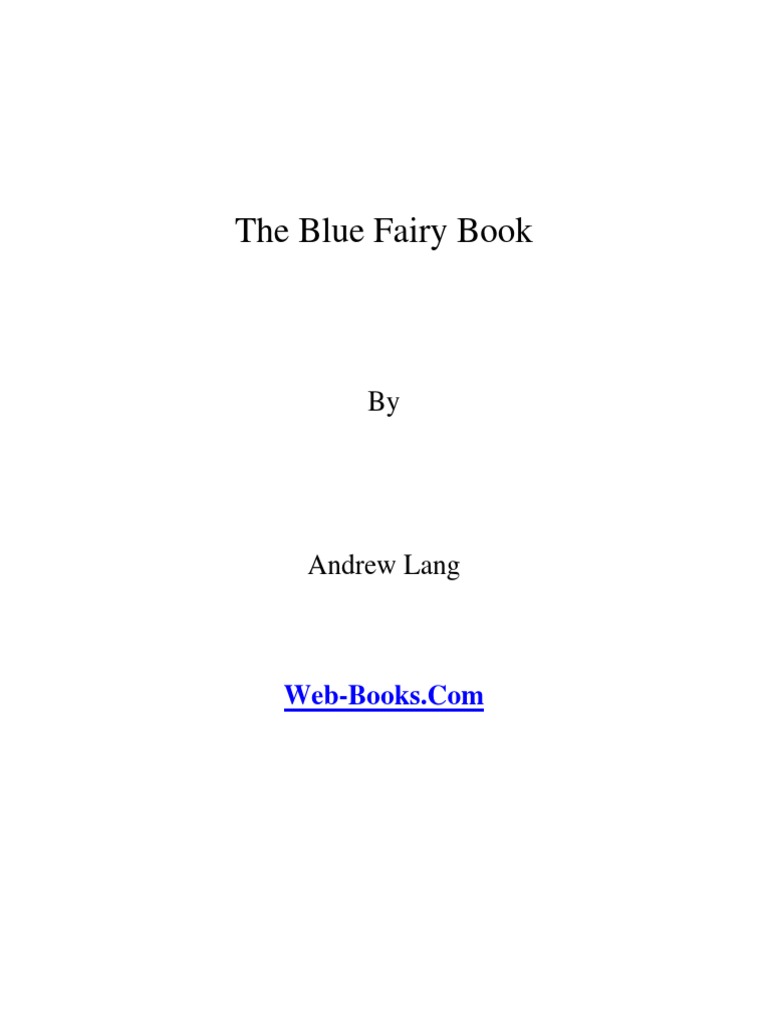 The Blue Fairy Book Andrew Lang | PDF | Fairies | Cinderella