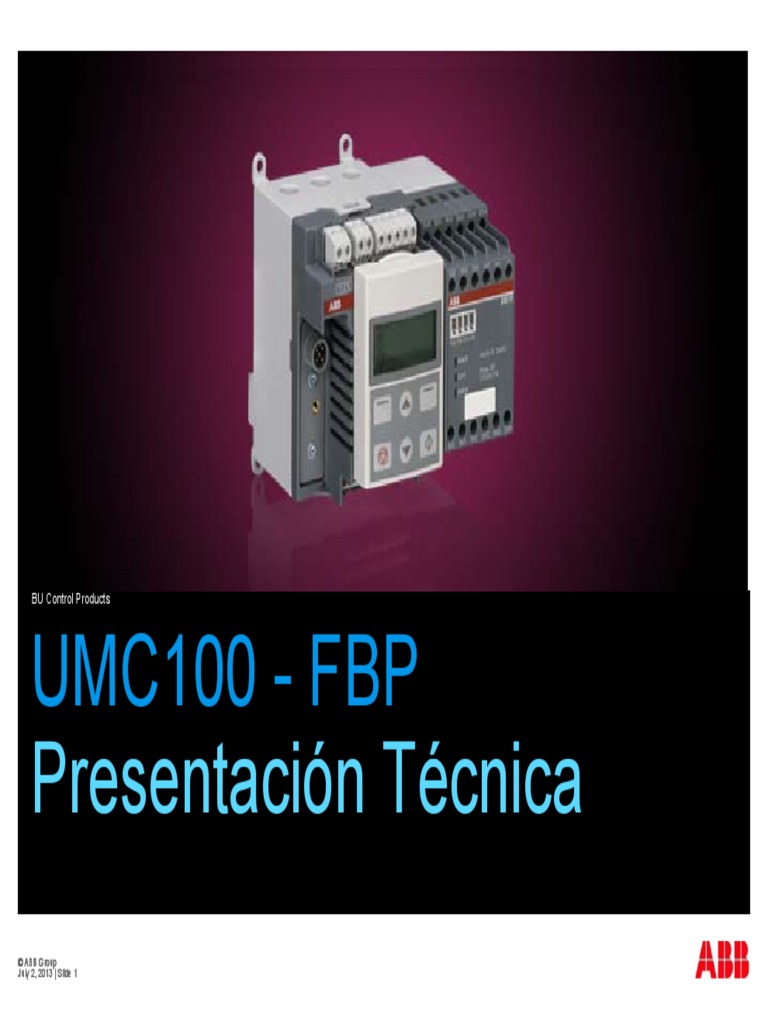 Umc100 - FBP 2013 | PDF | Energia electrica | Relé