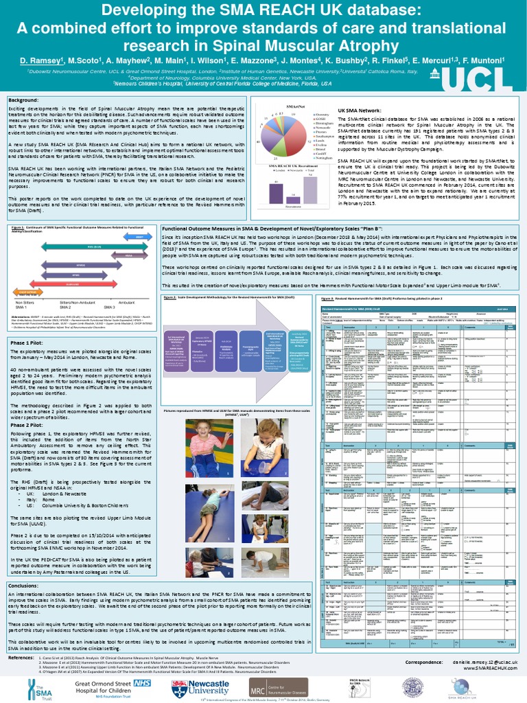 Revised Hammersmith Scale for SMA | PDF | Clinical Trial | Medicine