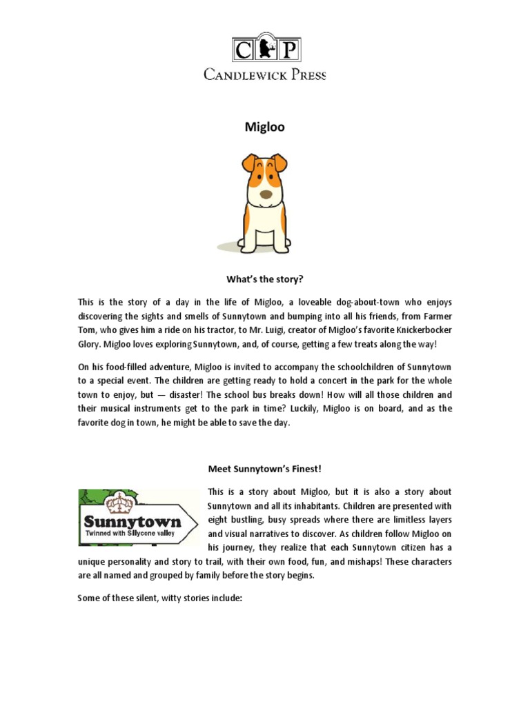 Migloo's Day Info Sheet | PDF | Leisure