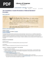 The Road To The Constitution Lesson Plan | PDF | Federalism | United ...
