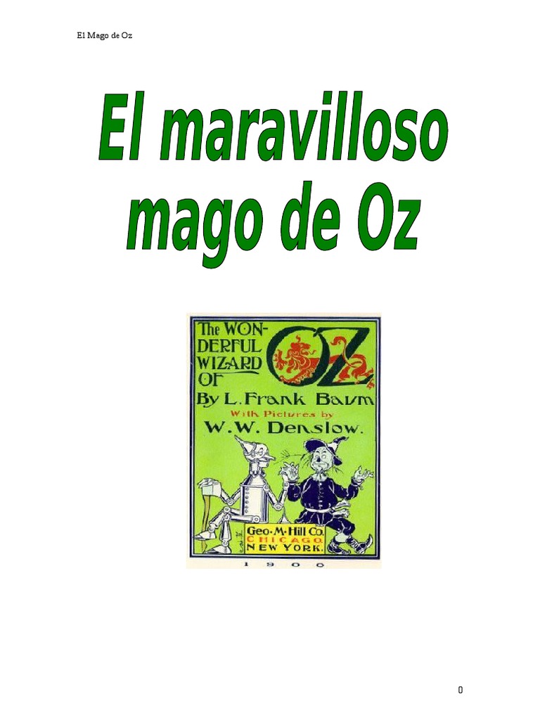 Propuesta Didactica de El Mago de Oz | PDF