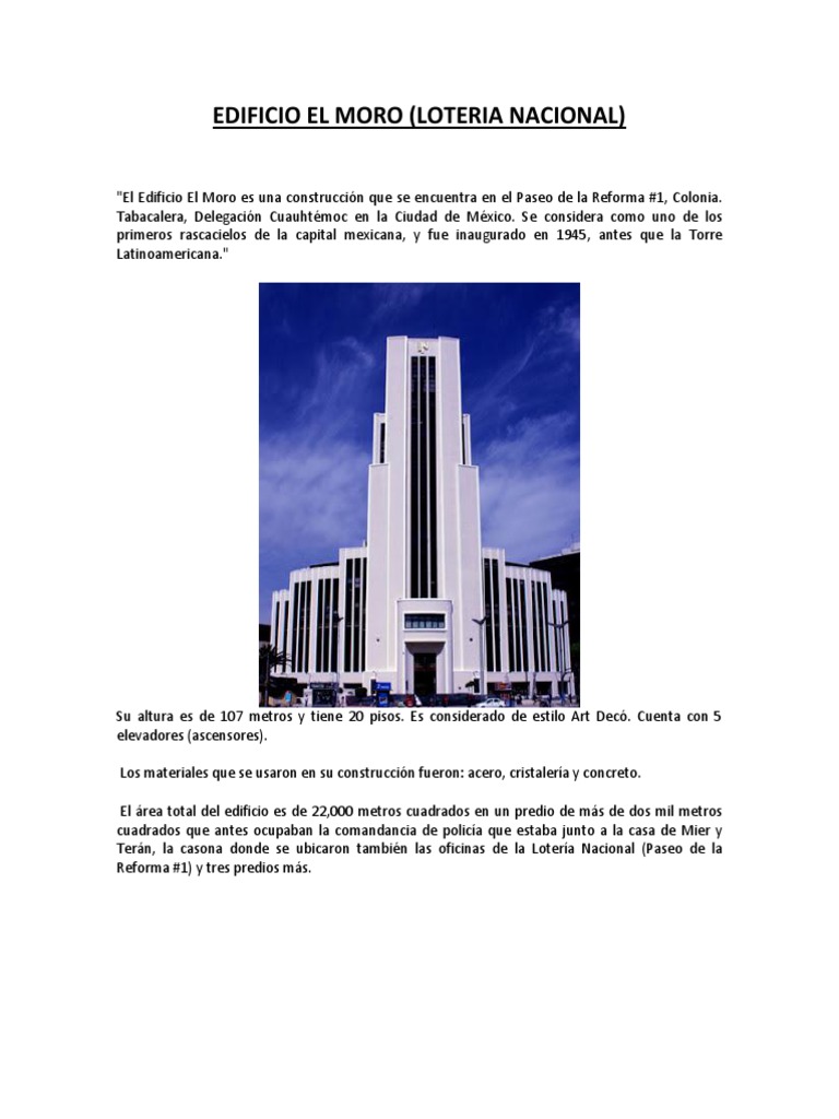Edificio El Moro | PDF | Ingeniero civil | Science