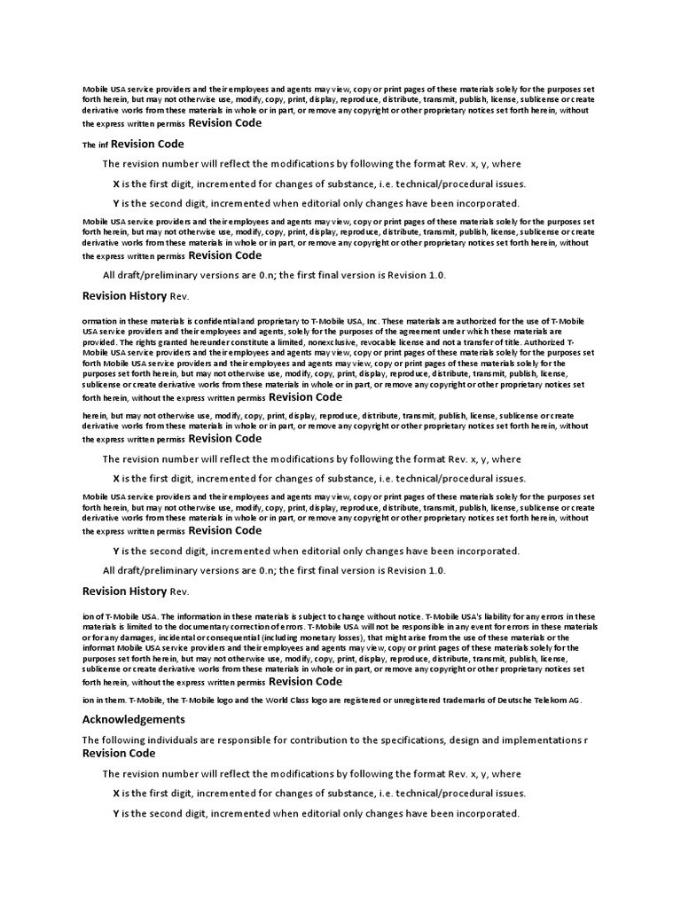 Revision Code Revision Code | PDF | Derivative Work | Proprietary Software