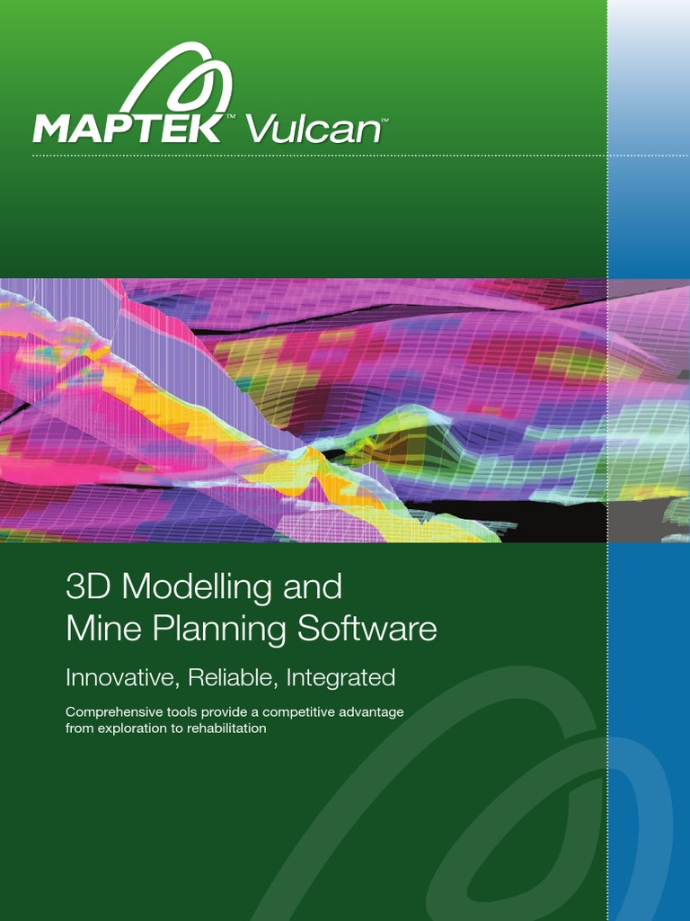 Maptek Vulcan Overview Brochure | PDF | 3 D Modeling | Mining