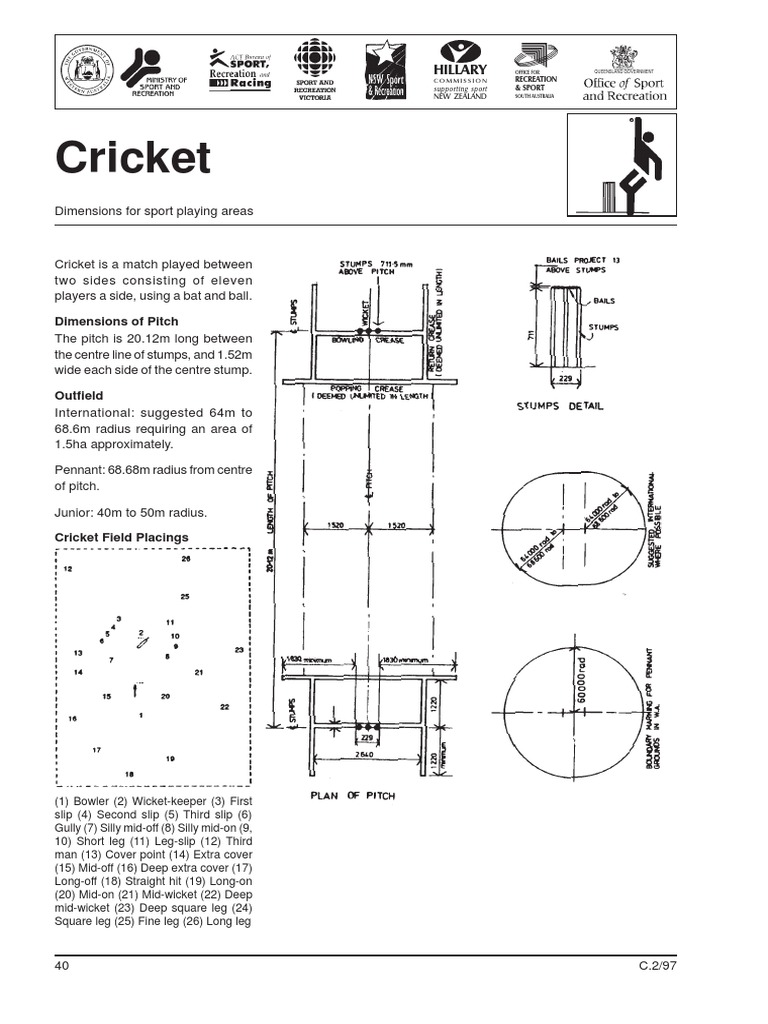 Cricket: Dimensions of Pitch | PDF