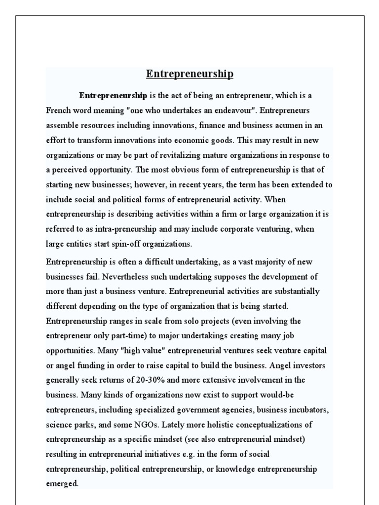 How To Set Up New Venture | PDF | Venture Capital | Corporate Finance