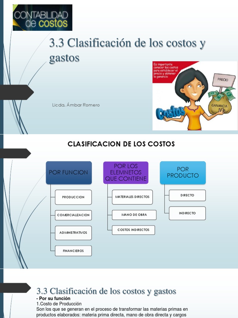 Clasificacion | PDF | Costo | Economias