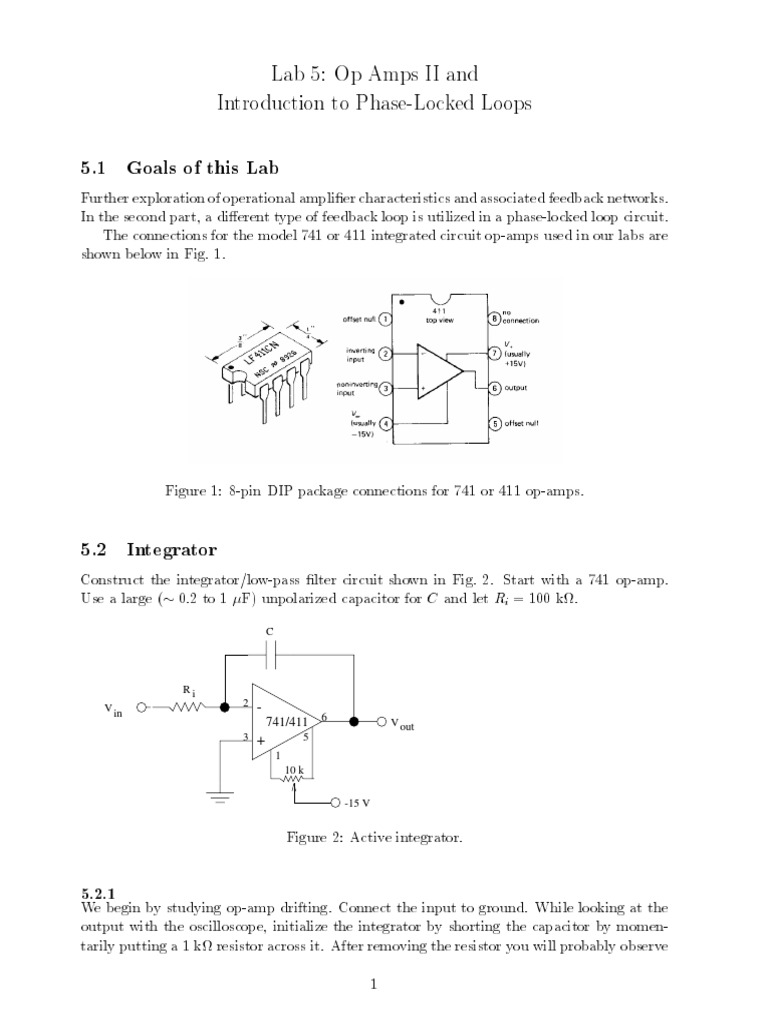 Phase Locked Loop | PDF | Detector (Radio) | Operational Amplifier