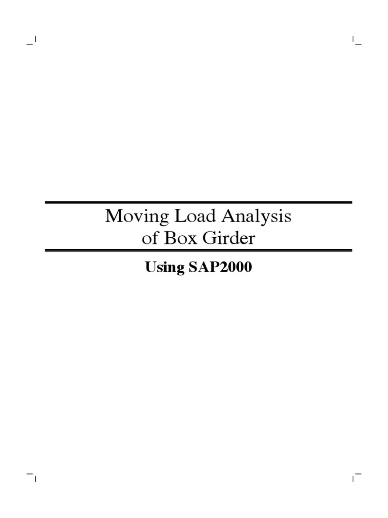 SAP2000-Example Moving Load | PDF | Euclidean Vector | Teaching Mathematics